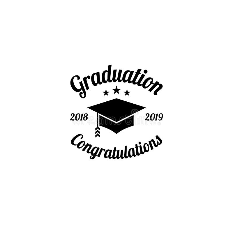Graduation Cap Logo Design Concept Stock Vector - Illustration of paper ...