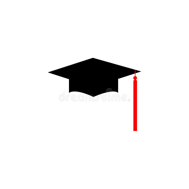 Graduation Hat Logo Template Design Elements. Vector Illustration ...