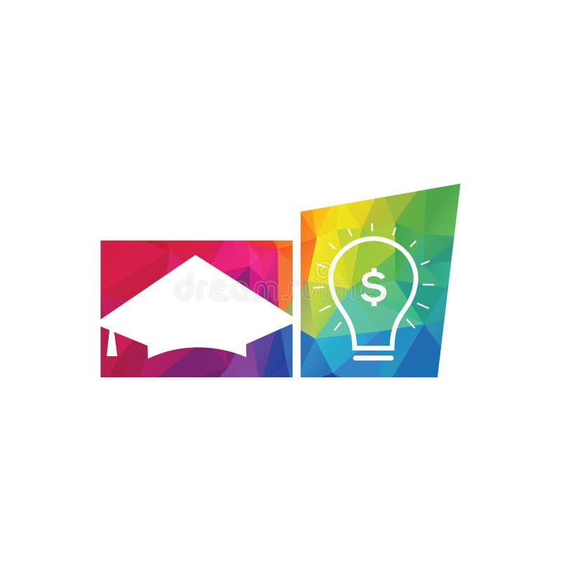 Graduation Cap Money Icon Vector Design. Scholarship Program Sign ...