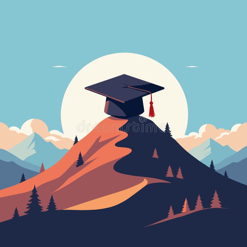 Mountain Graduation Stock Illustrations – 646 Mountain Graduation Stock ...