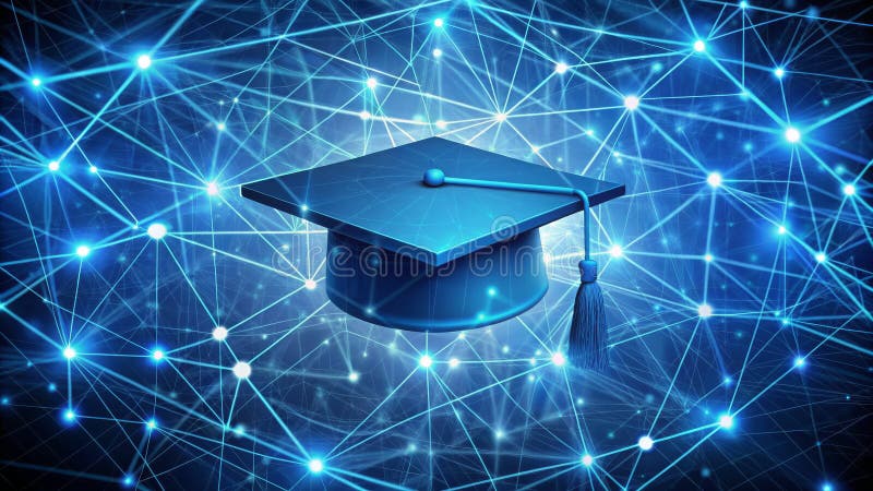 Graduation Cap in a Network of Light, Online Learning, Digital ...