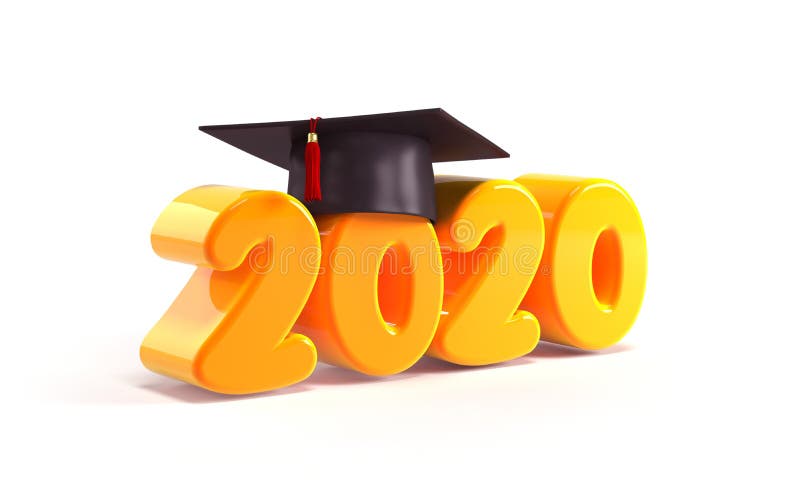 2020 Graduation Cap Clip Art Blue Graduation Hat Hi Res Stock