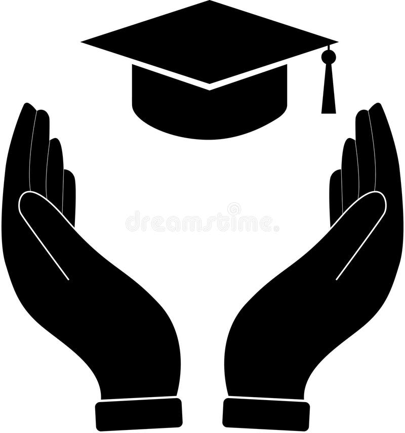 Graduation Cap Received with Both Hand, Student Graduation Cap, Cap ...