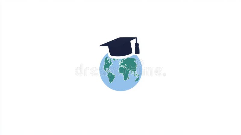 Global Education Icon stock illustration. Illustration of research ...