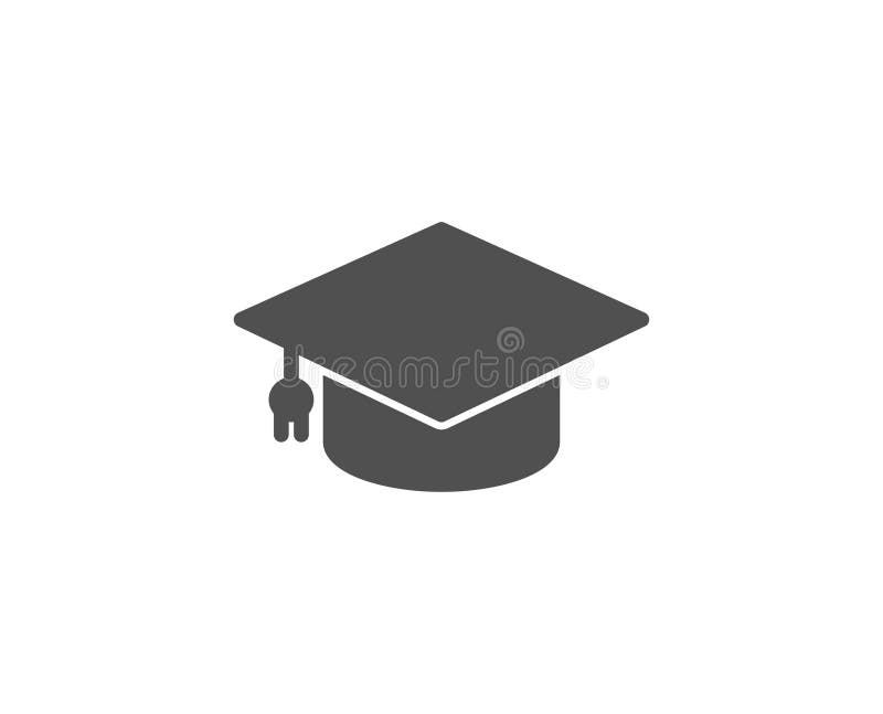 Graduation Cap Simple Icon. Education Sign Stock Vector - Illustration ...