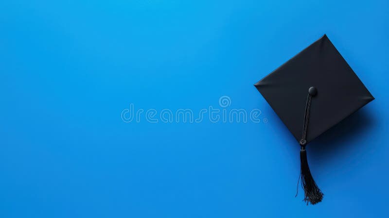 Graduation Cap with space stock illustration. Illustration of pride ...