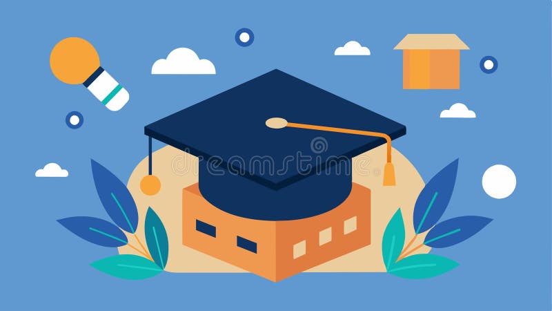 A Graduation Cap Surrounded by Important Dates and Milestones from a ...