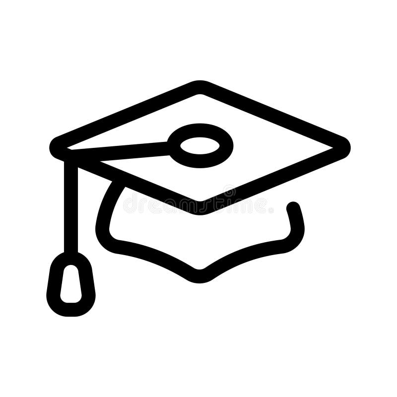 A Graduation Cap Symbolizing Education or Achievement Stock ...