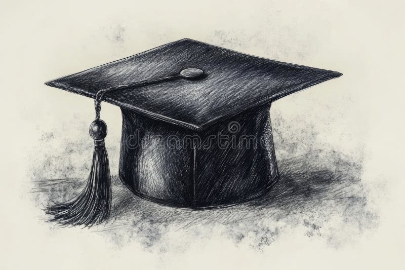 Graduation Cap Representing Academic Achievement and Higher Education ...