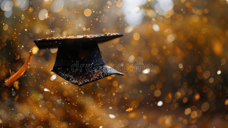 Graduation Cap with Tassel stock image. Image of event - 313724781