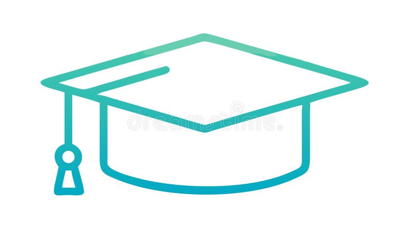 Graduation Cap with Tassel, Symbolizes Academic Success and Completion ...