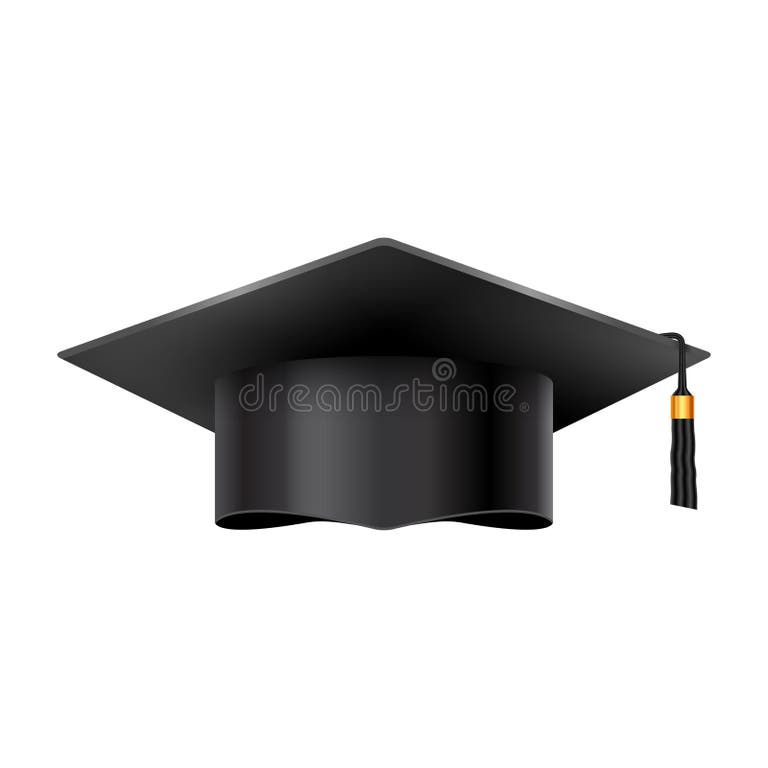 Graduation Cap with Tassel. Vector Stock Vector - Illustration of ...