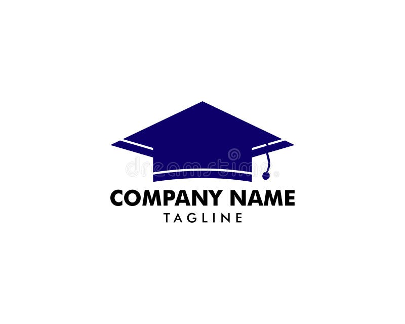 Graduation Cap Vector Logo Template Design Elements Stock Vector ...
