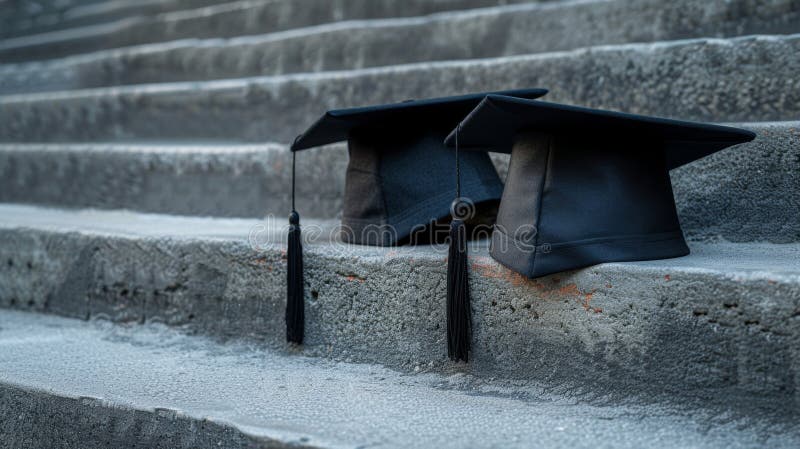 Graduation Caps and Ascending Steps Represent the Pursuit of Higher ...