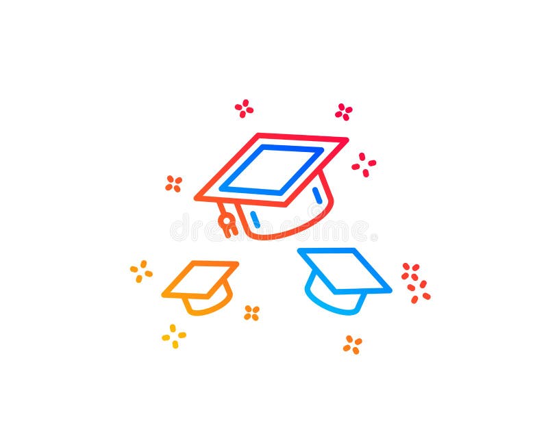 Graduation Cap Icon Throw Stock Illustrations – 288 Graduation Cap Icon ...