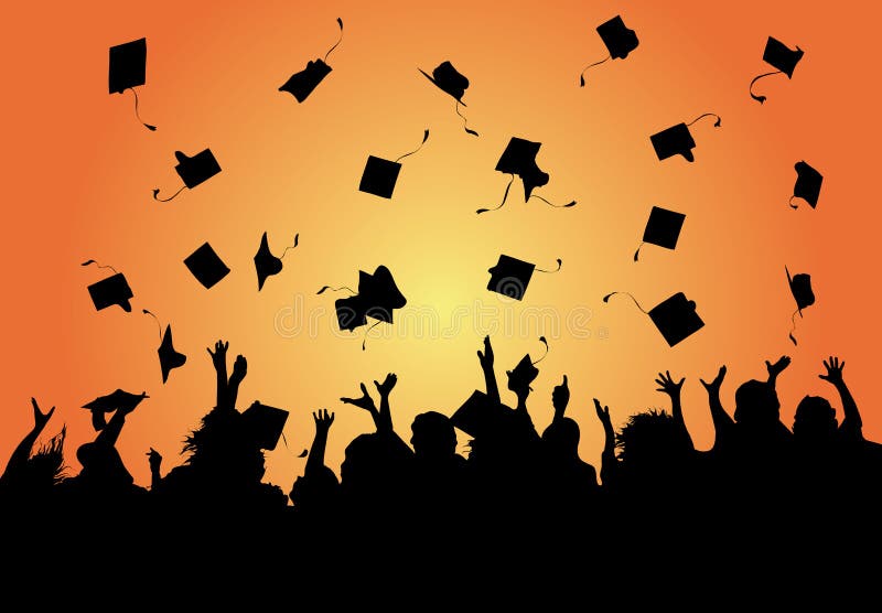 Graduation Celebration stock illustration. Illustration of degree ...