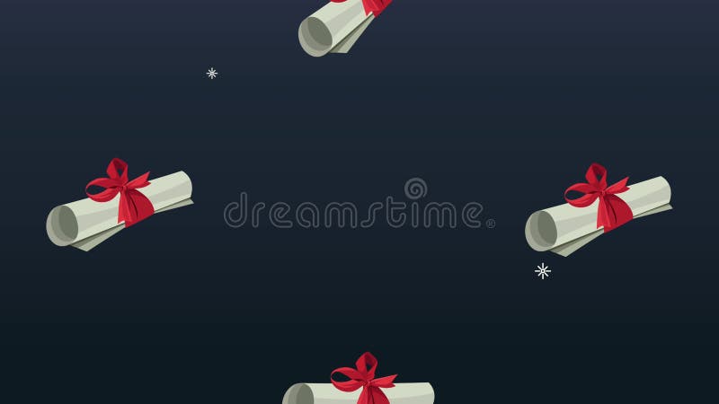 Graduation Celebration Animation with Hands and Diplomas Stock Video ...