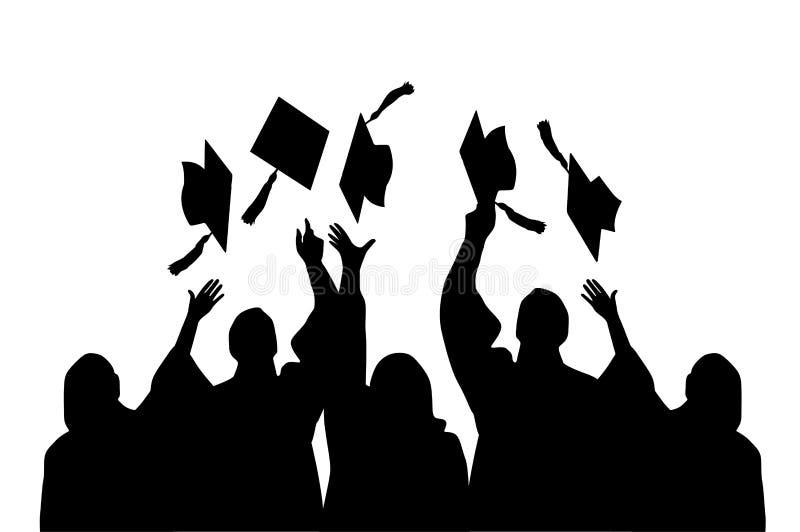 Graduation Celebration Students Png Stock Photo - Illustration of ...