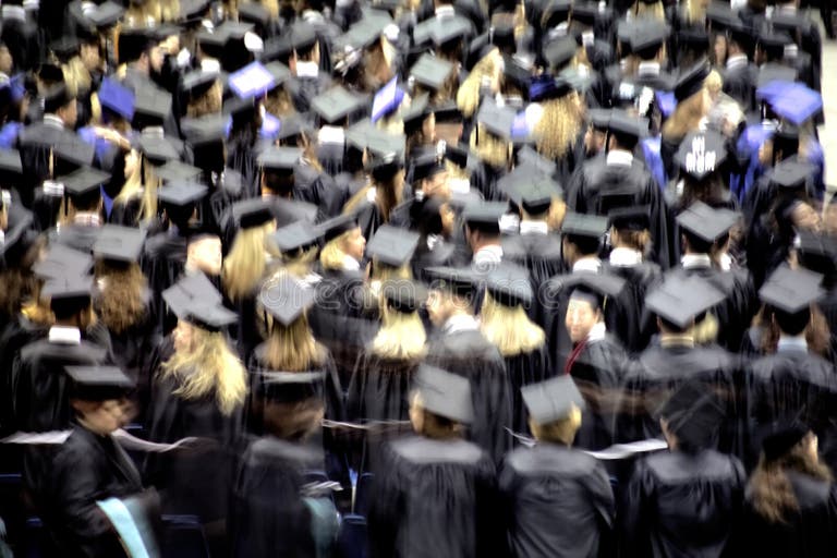 Graduation ceremony stock image. Image of cheer, gathering - 12468929