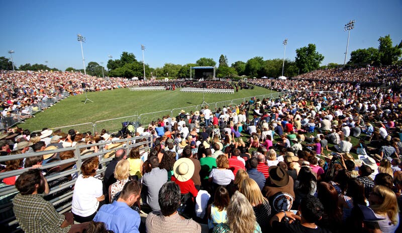 Graduation Ceremony, Chico State Editorial Stock Image - Image of ...