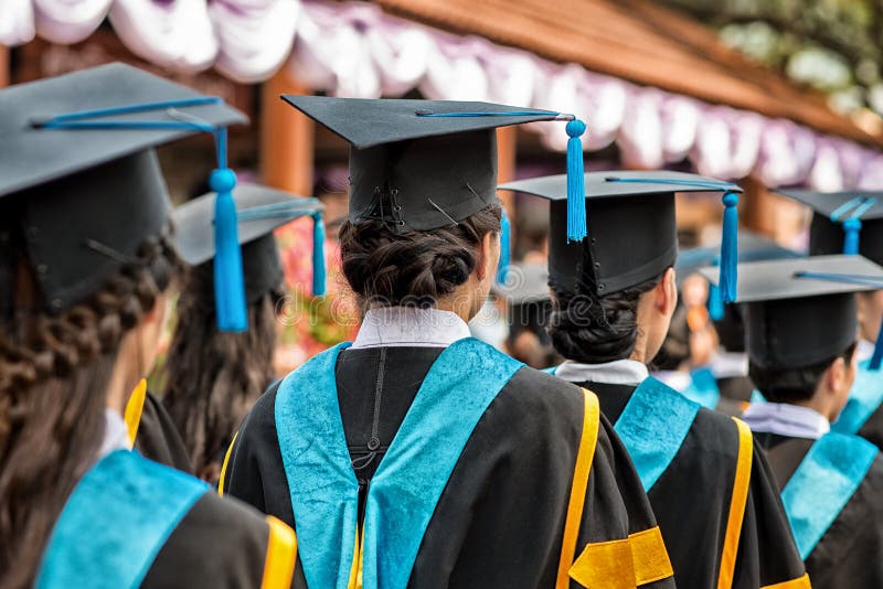 Graduation Ceremony editorial image. Image of achieve - 110009820