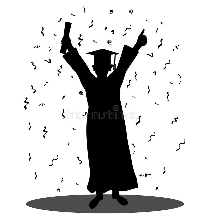 Graduation Hat Diploma Silhouette Stock Illustrations – 4,417 ...