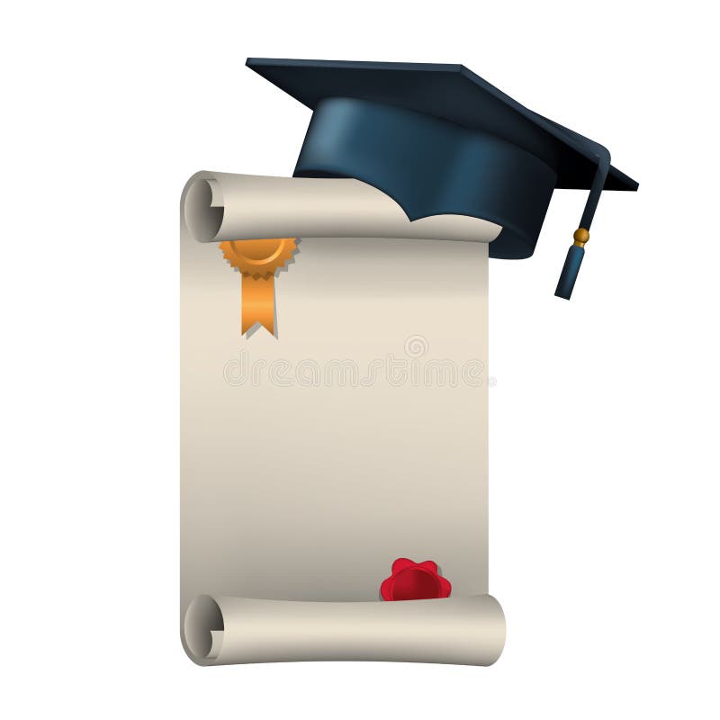 Folded Graduation Certificate Stock Illustrations – 284 Folded ...