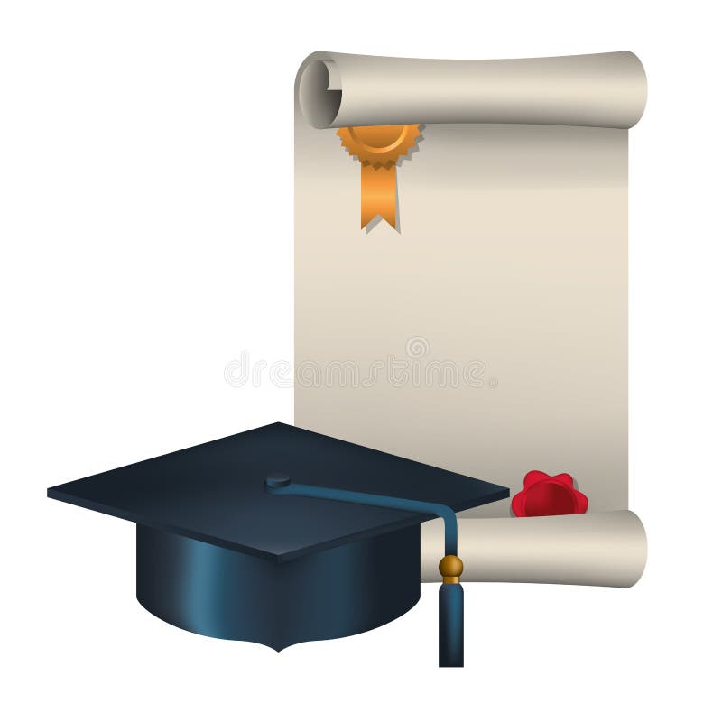 Folded Graduation Certificate Stock Illustrations – 270 Folded ...