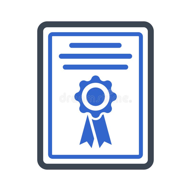 Graduation Certificate Icon Stock Illustrations – 35,383 Graduation ...