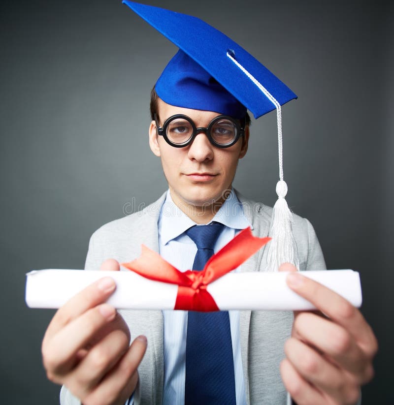 Graduation Certificate stock photo. Image of exam, doctoral - 545026