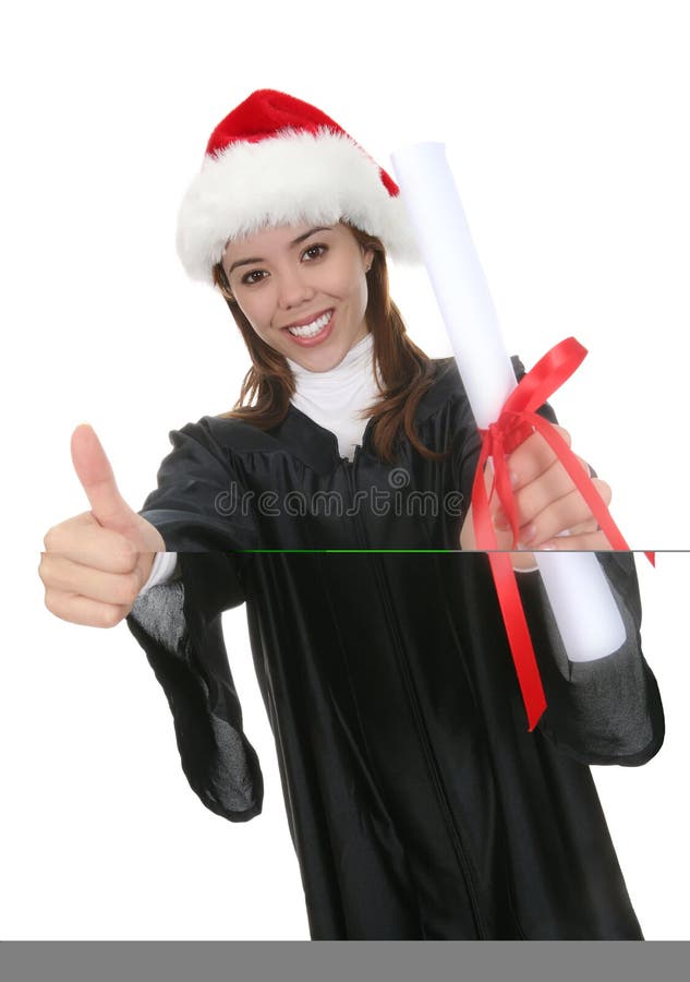 Graduation at Christmas stock image. Image of claus, people - 3955107