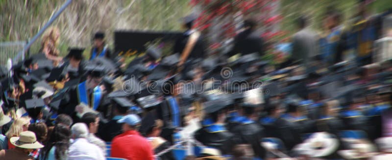 Graduation Crowd 2 stock image. Image of group, education - 5579315
