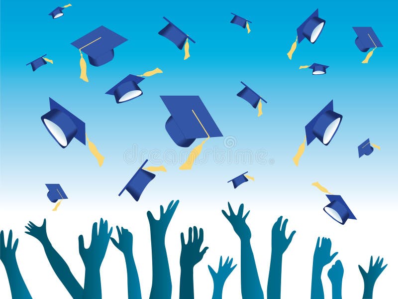 Graduation Day Celebration stock vector. Illustration of ceremony ...