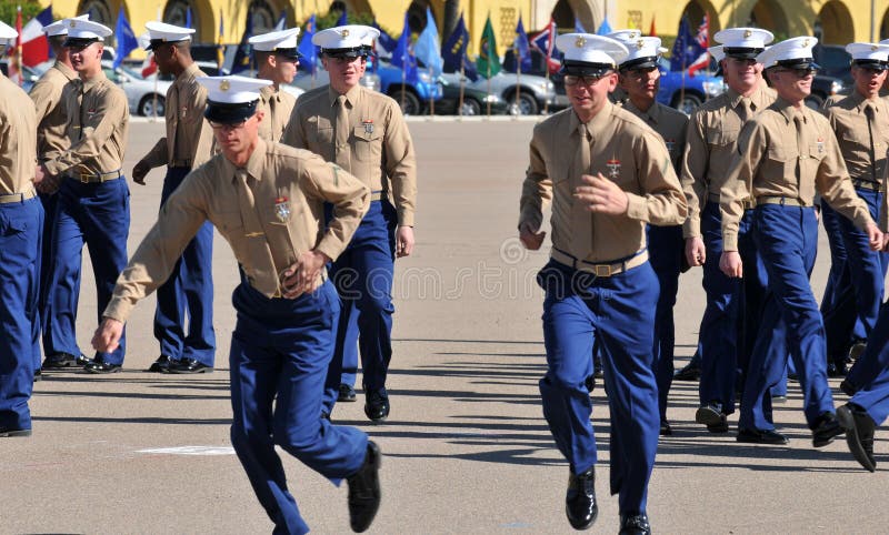 USMC Graduation Honor Recruit Awards Editorial Stock Photo - Image of ...