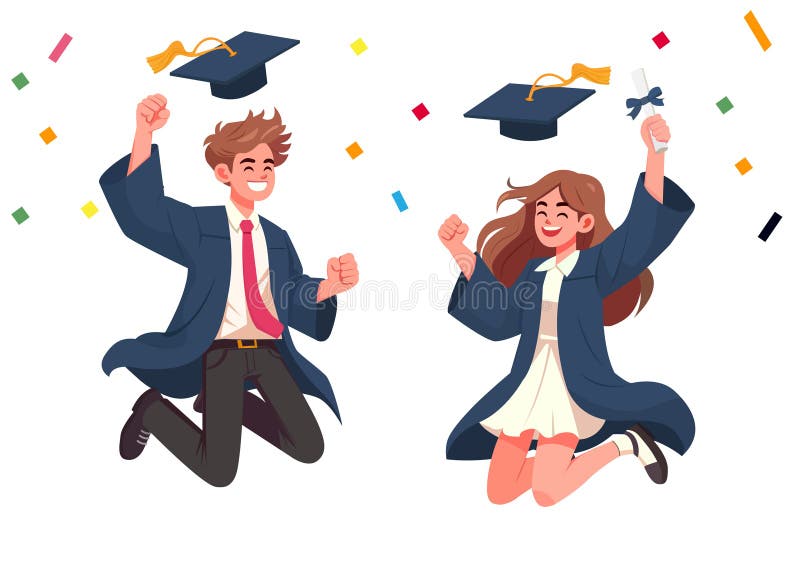 Graduation Day is a Time of Triumph and New Beginnings Stock ...