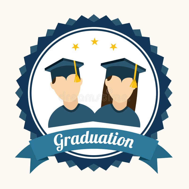 Graduation design stock vector. Illustration of master - 45998995