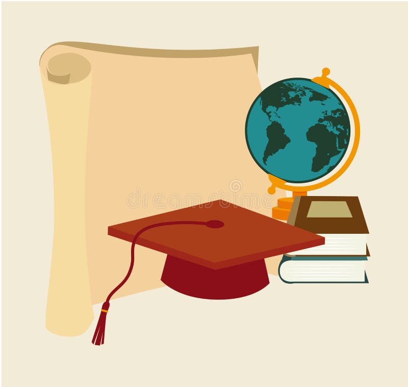 Graduation design stock vector. Illustration of graphic - 39645461