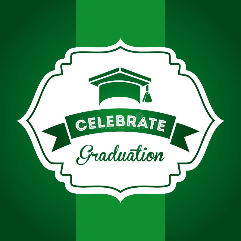 Graduation design stock vector. Illustration of icon - 45999052