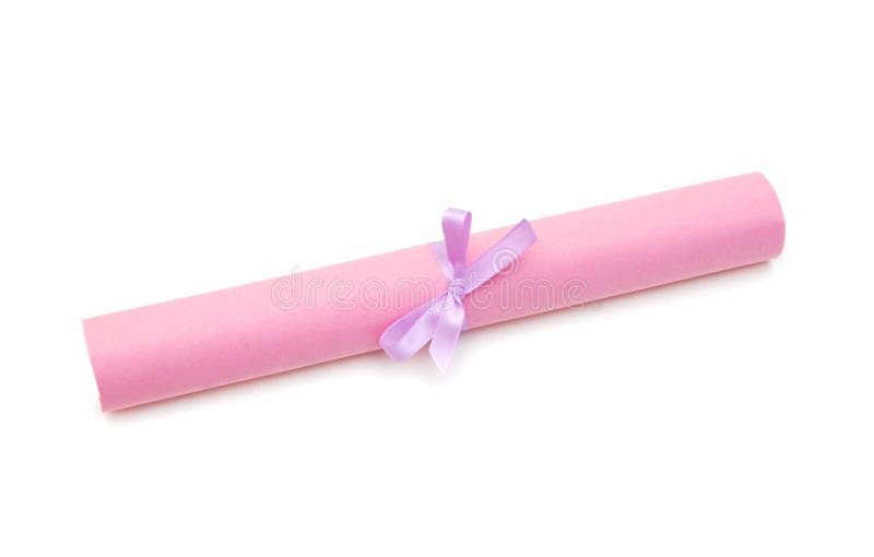 Diploma Pink Ribbon Stock Images - Download 83 Royalty Free Photos