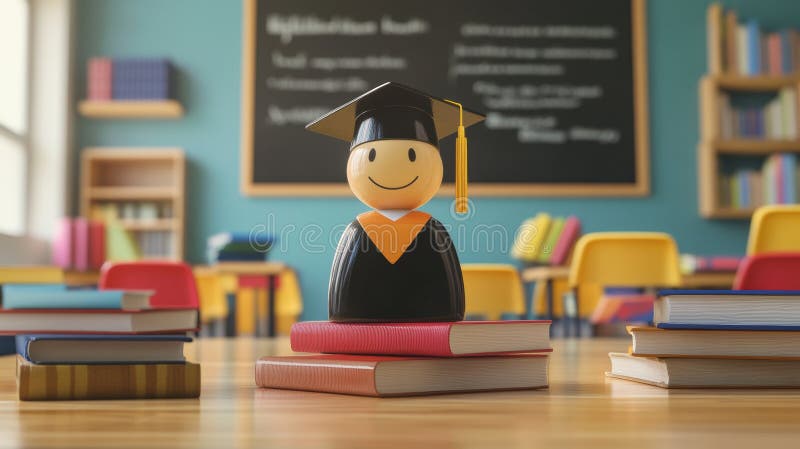 Graduation Cap Gown Classroom Setting Stock Photos - Free & Royalty ...