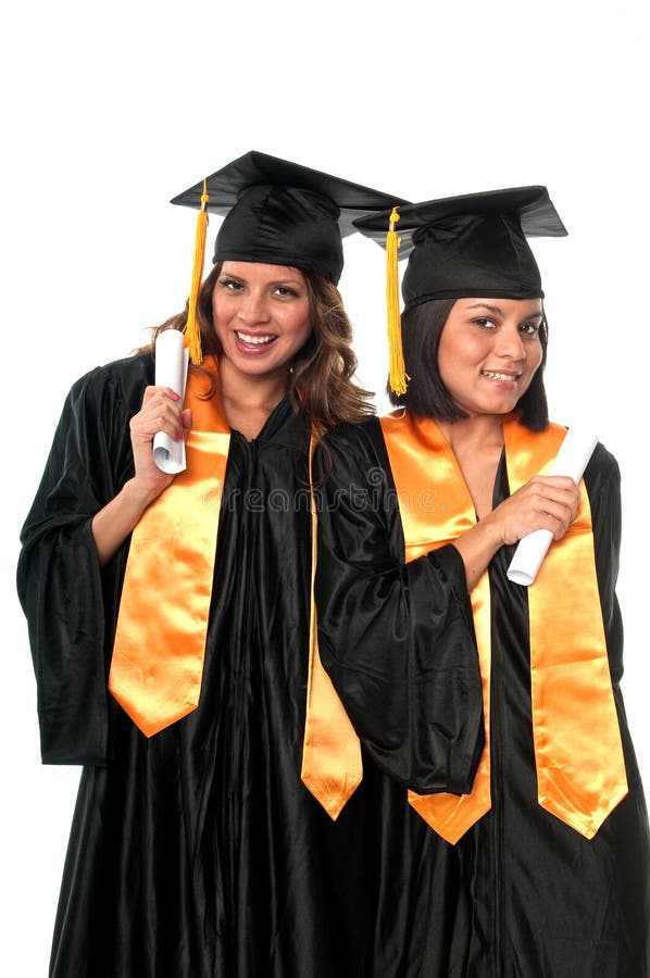Graduation Friends stock photo. Image of female, graduates - 9647200