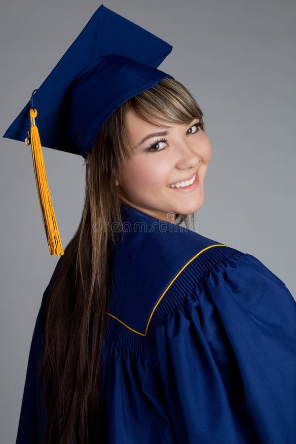 Graduation Girl stock image. Image of happy, education - 14937157