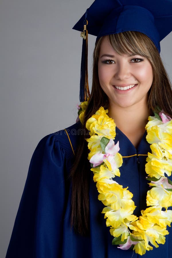 Graduation Girl stock photo. Image of ethnic, copy, college - 14937162