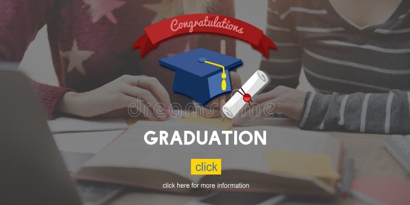 Graduation Graduate Education Academic College Concept Stock Photo ...