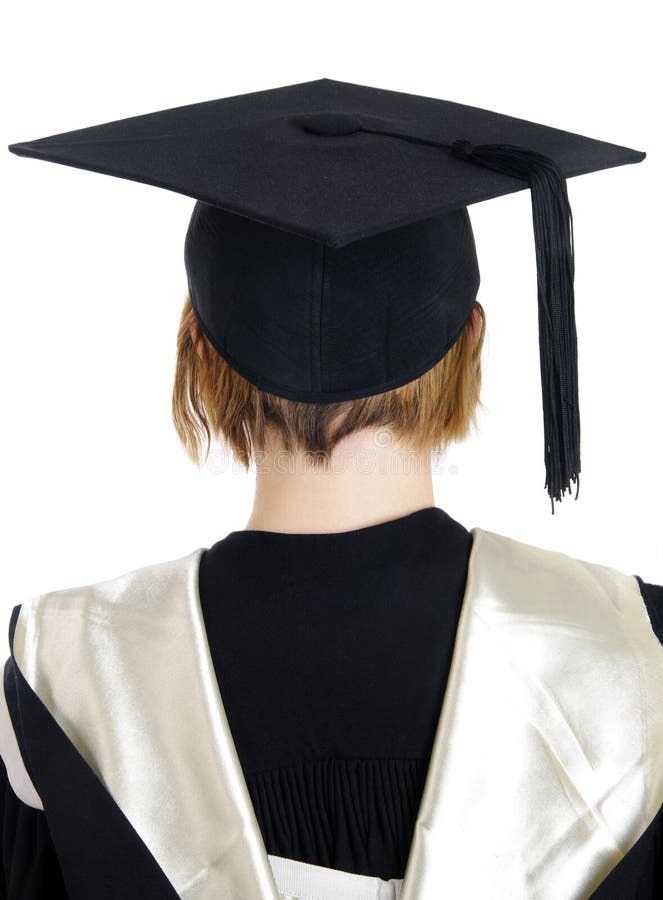 Graduation hat stock image. Image of education, black - 28400001
