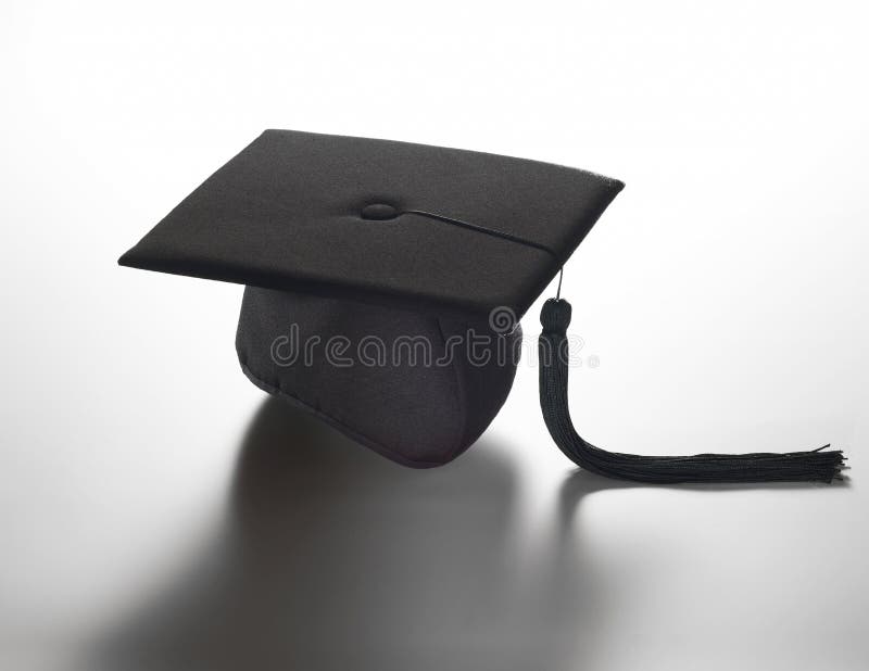 Graduation hat and diploma stock photo. Image of educational - 7842406