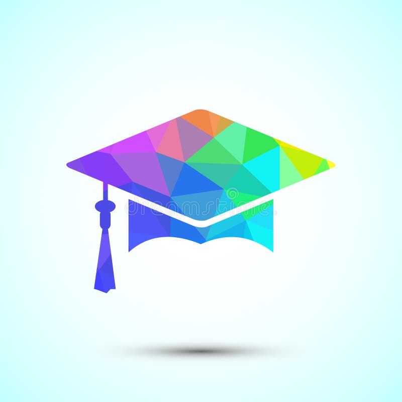 Graduation Hat Icon Design, Academic Cap Icon for Apps and Websites ...