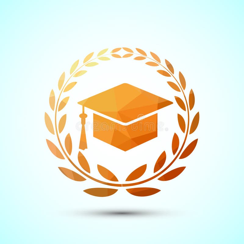Graduation Hat Icon Design, Academic Cap Icon for Apps and Websites ...