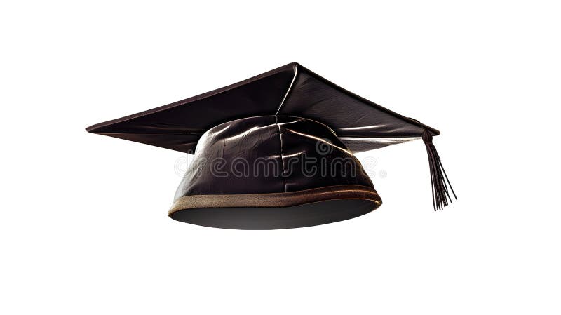 Graduation Hat Isolated on White Background. this is AI Generative ...