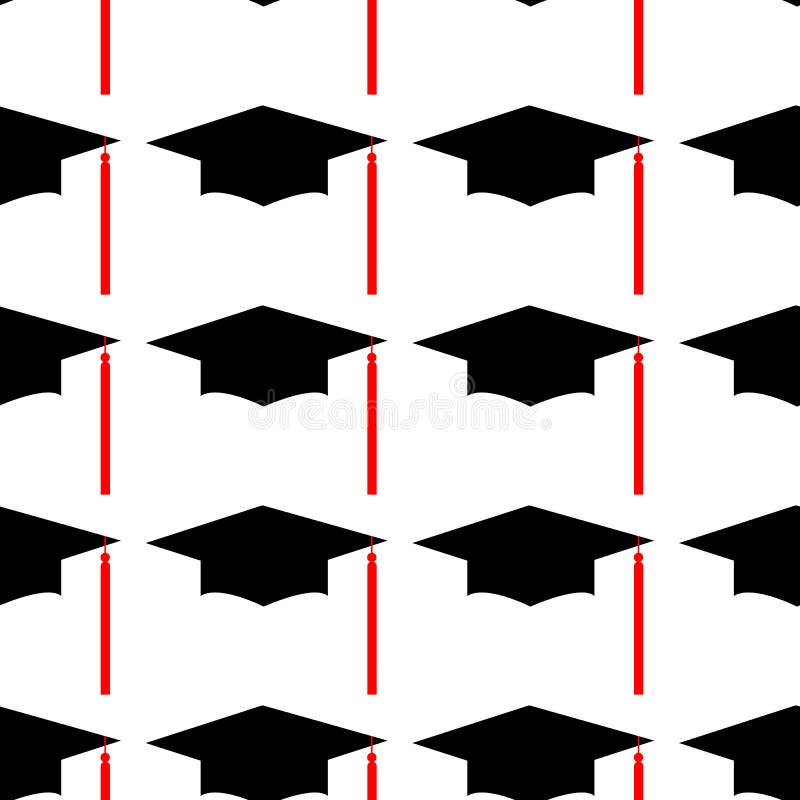 Graduation Hat Logo Template Design Elements. Vector Illustration ...